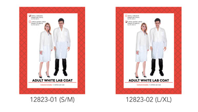 Adult White Lab Coat Costume