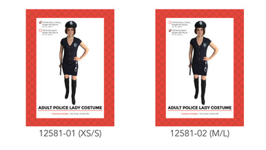 Adult Police Lady Costume
