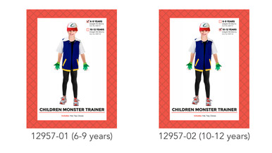 Pokemon Monster Trainer Children Costume