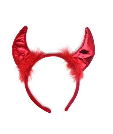 Metallic Devil Headband