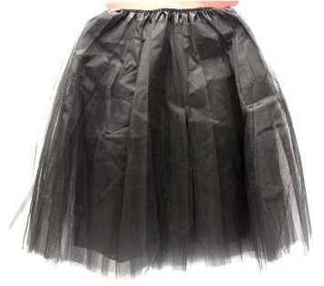 Tulle Ballerina Large Tutu - Black 60cm