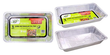Jumbo Rectangle Foil Roaster - 525 x 325 x 85mm