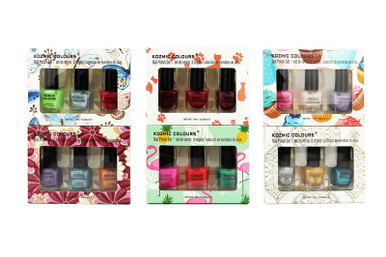 Mini Nail Polish Set Assorted Pack of 3