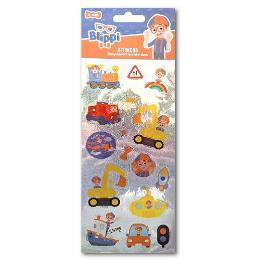 Blippi Stickers 3pk-Holographic
