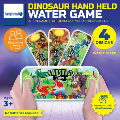 Hand Held Water Skill Game Jurassic Dinosaur 15.5cm x 7cm