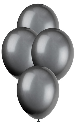 Premium Phantom Black 30cm Balloons - 50pk