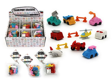 Transport Erasers 4pcs