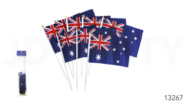 Australian Hand Signal Flag (8 pieces) 14cm x 21cm