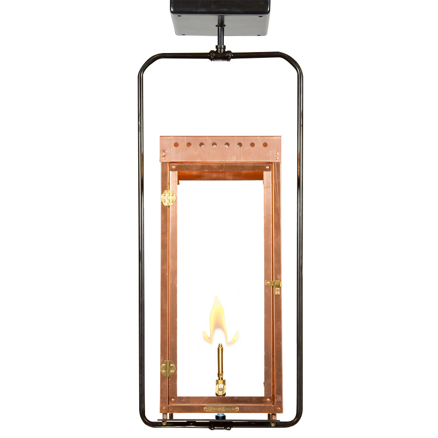 Modern Copper Gas Lamps The CopperSmith Arcadia Collection Gas And