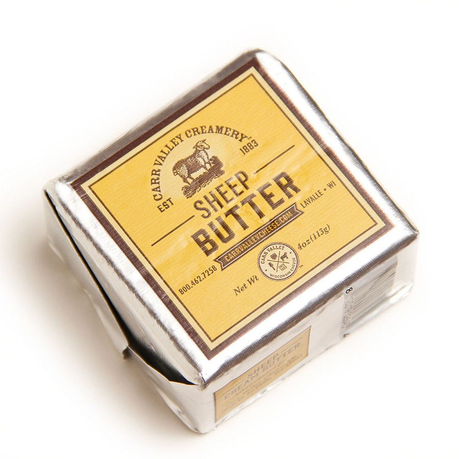 Organic Sheep Butter by Carr Valley. 4 Oz.