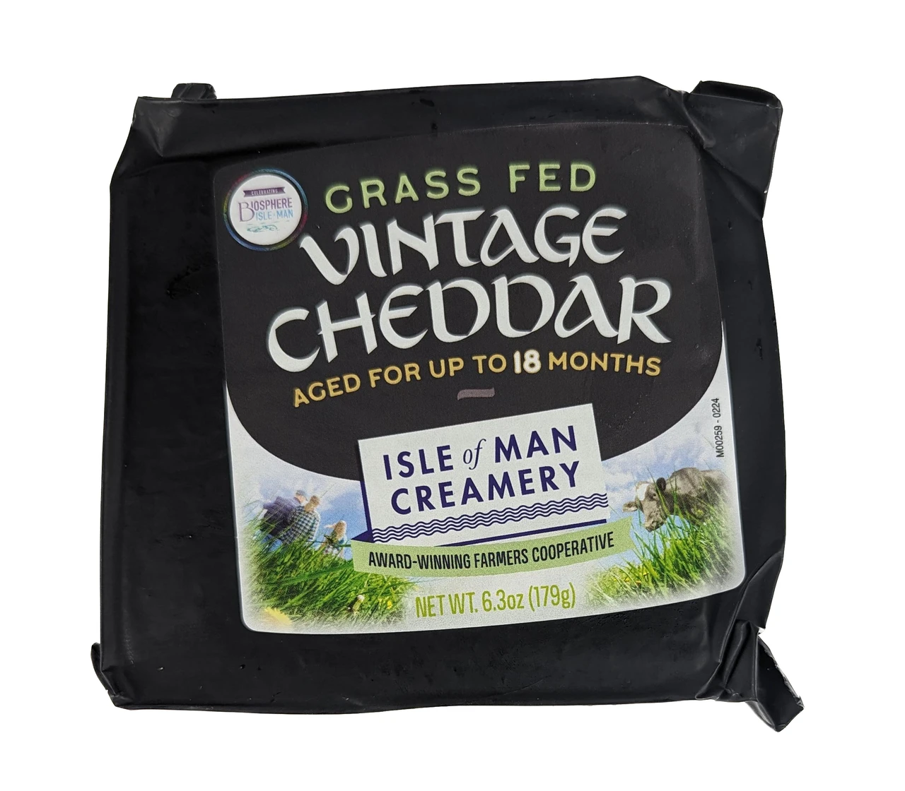 Isle of Man Creamery Vintage Cheddar, Aged 18 Months, 6.3 oz