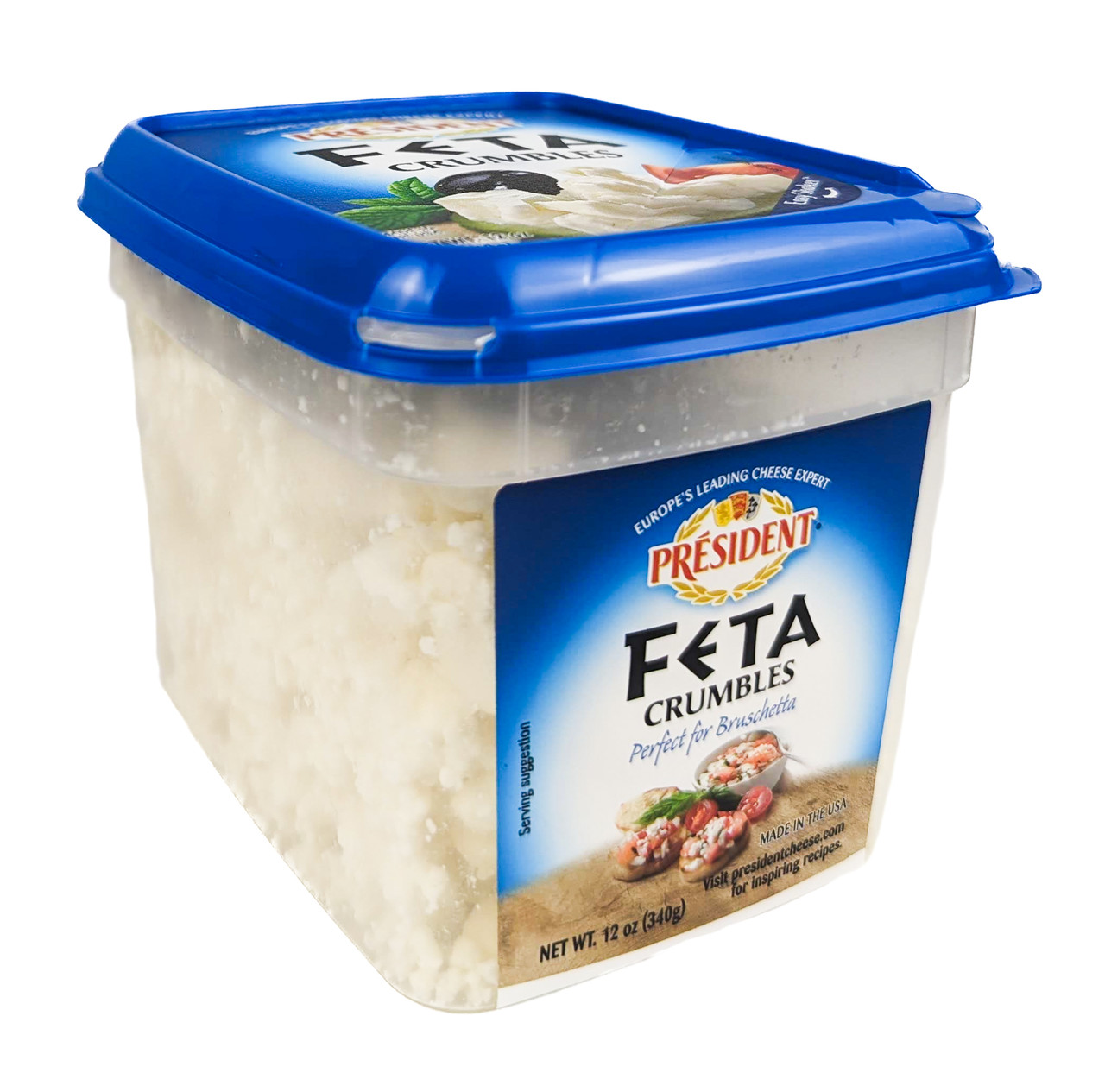 President - Feta Crumbles 12 oz