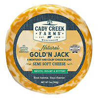 Cady Creek Farms - Natural Gold'n Jack Cheese 7oz