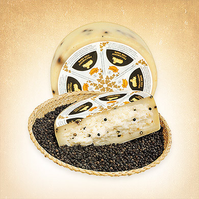 IL Forteto Pecorino Stagionato With Whole Black Pepper 1lb