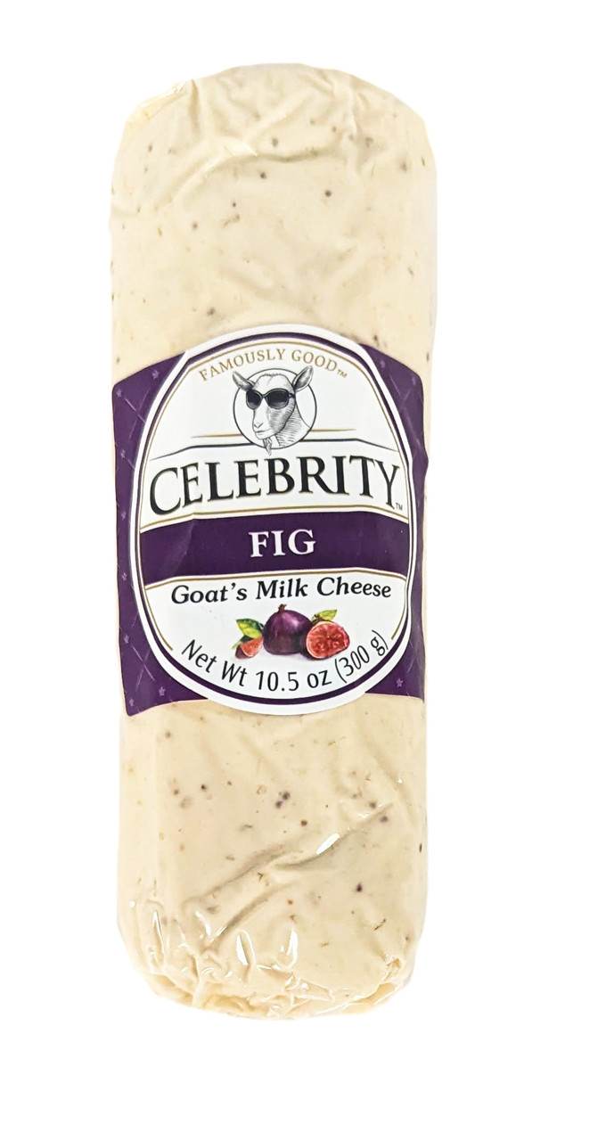 Goat Chevre With Figs By Celebrity 10.5 oz - CheeseDelicatessen.com