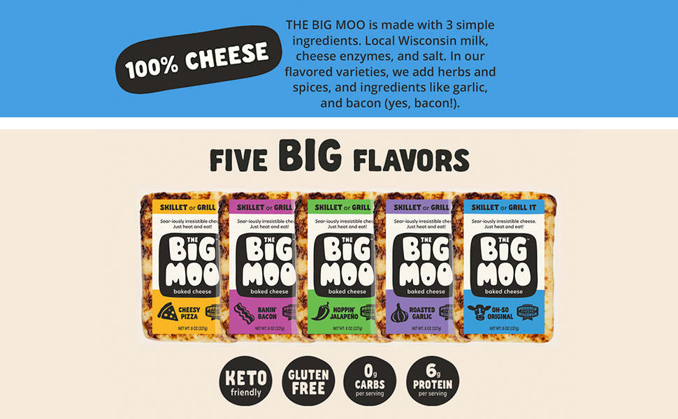 The Big Moo Baked Cheese Cheesy Pizza 9 oz