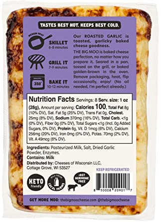 THE BIG MOO BAKED CHEESE HOPPIN JALAPENO 8 OZ.