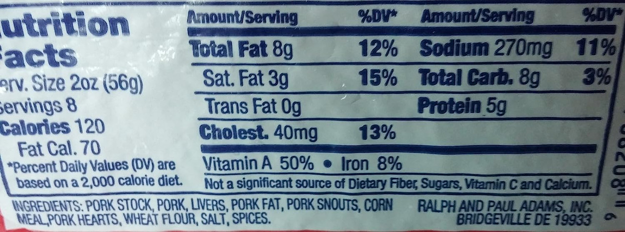 RAPA SCRAPPLE ORIGINAL 16 OZ