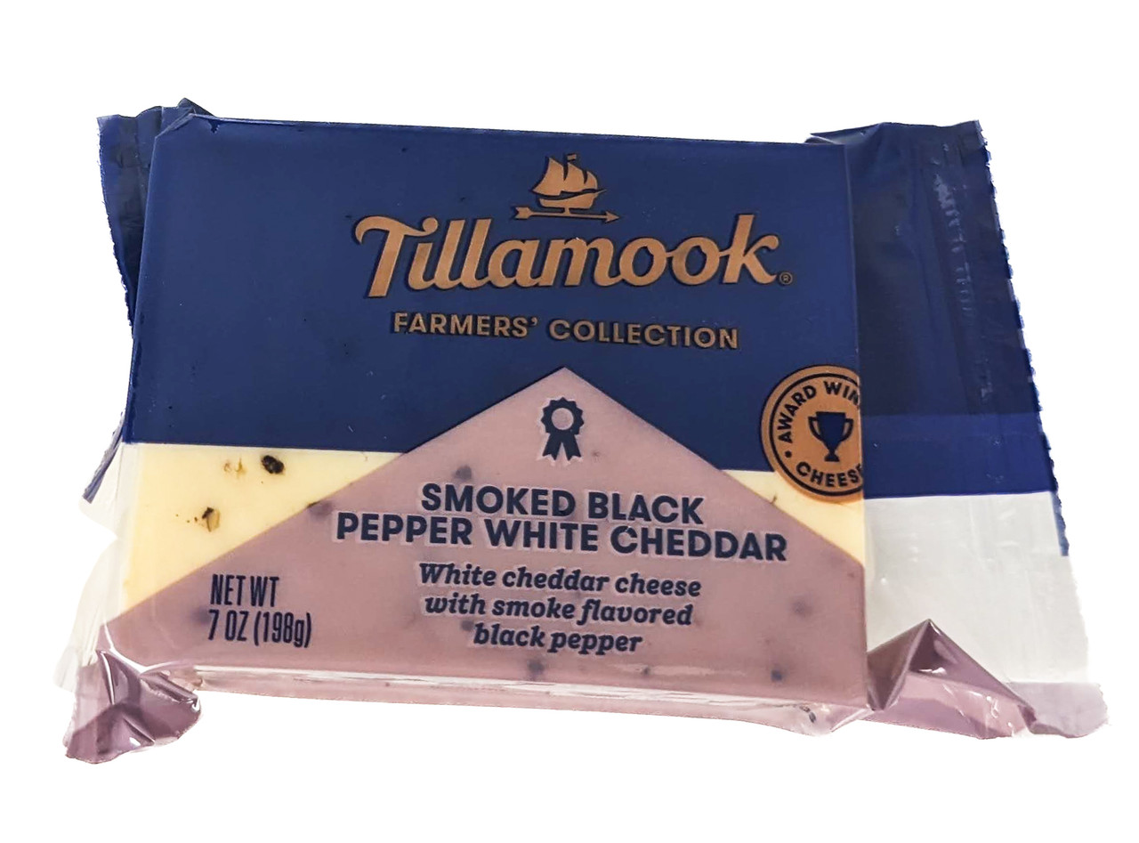 Tillamook Smoked Black Pepper, White Cheddar, 7 oz