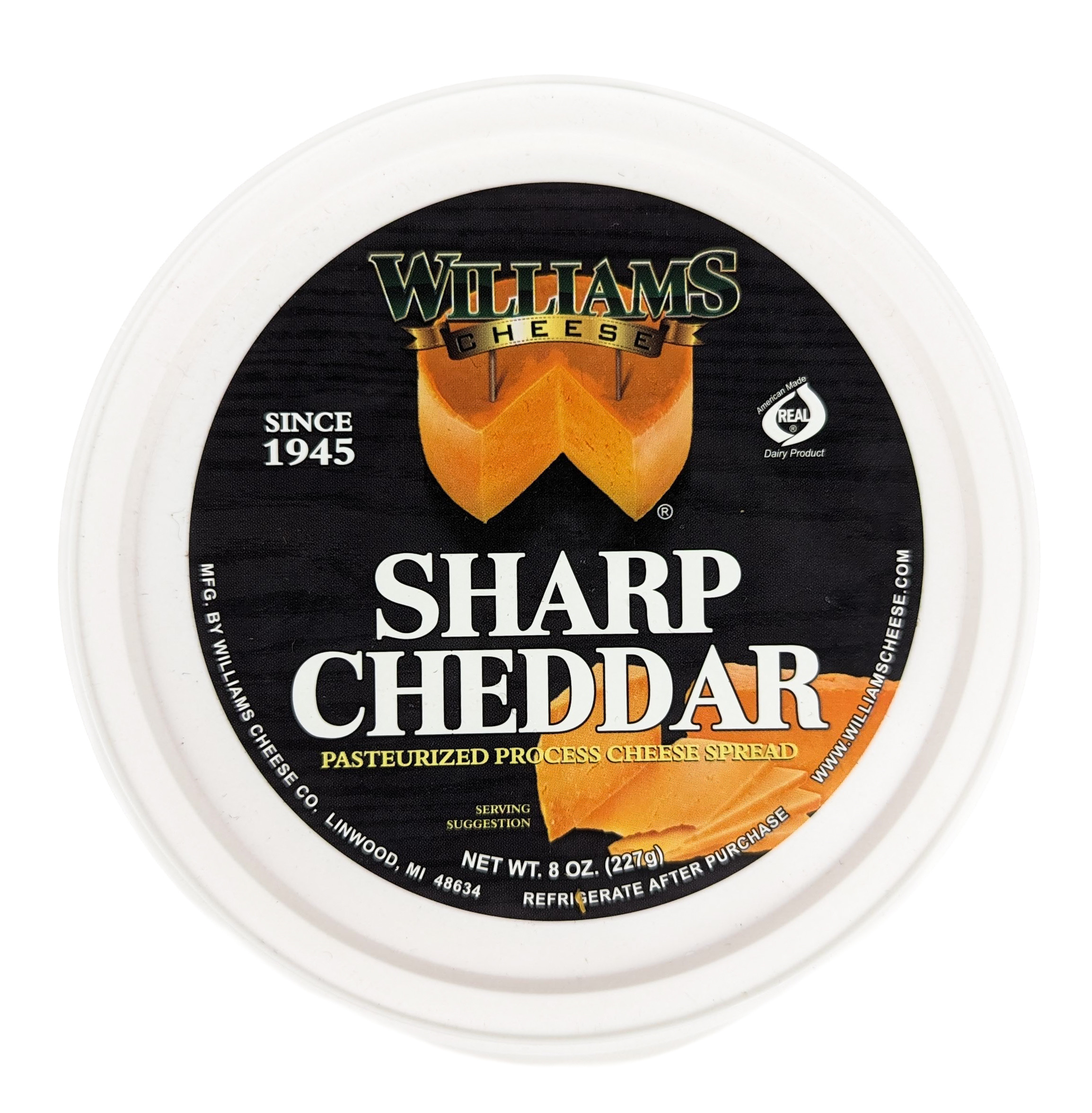 Williams Cheese - Sharp Cheddar Spread 8 oz