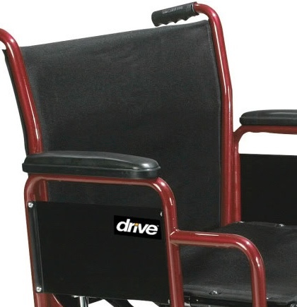 Bariatric Steel Transport Chair, by Drive Medical
