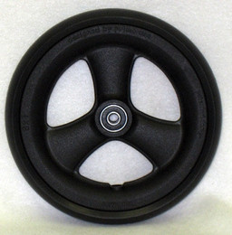 HOLLOW SPOKE Caster Wheel Urethane Round Tire | Living Spinal