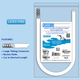 Rubber Extension Tubing with Connector and Clamp | Living Spinal