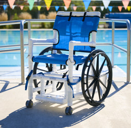 PVC Pool Access Wheelchair, by Aqua Creek Products | Living Spinal