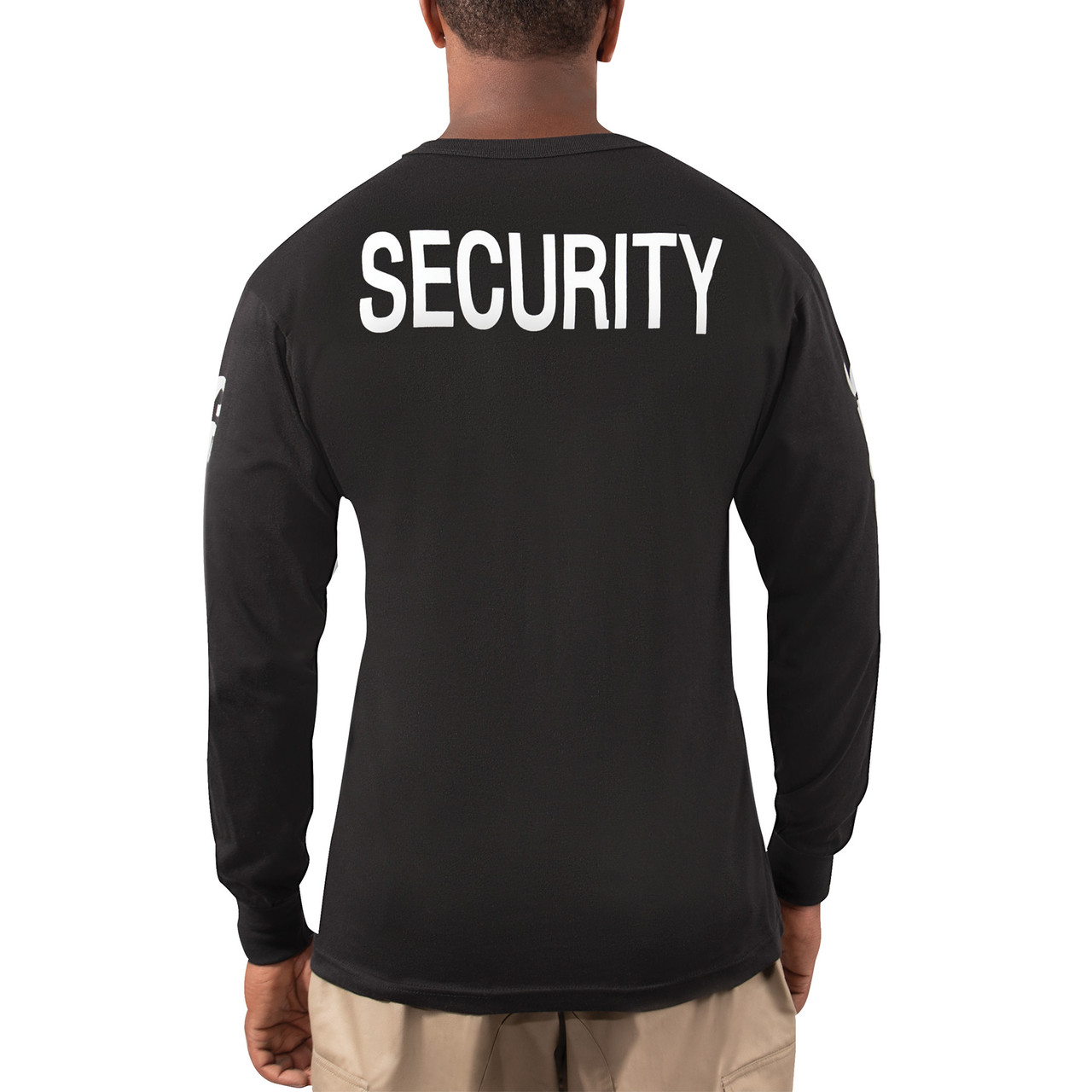 Long Sleeve Two Sided Security T-Shirt - Gear Up Surplus