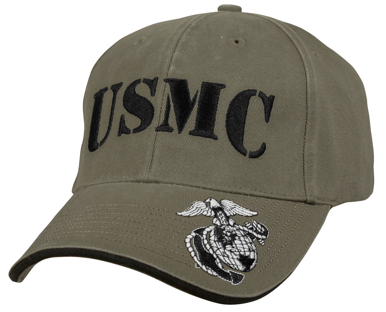 Deluxe Vintage Embroidered Low Profile USMC Cap - Gear Up Surplus