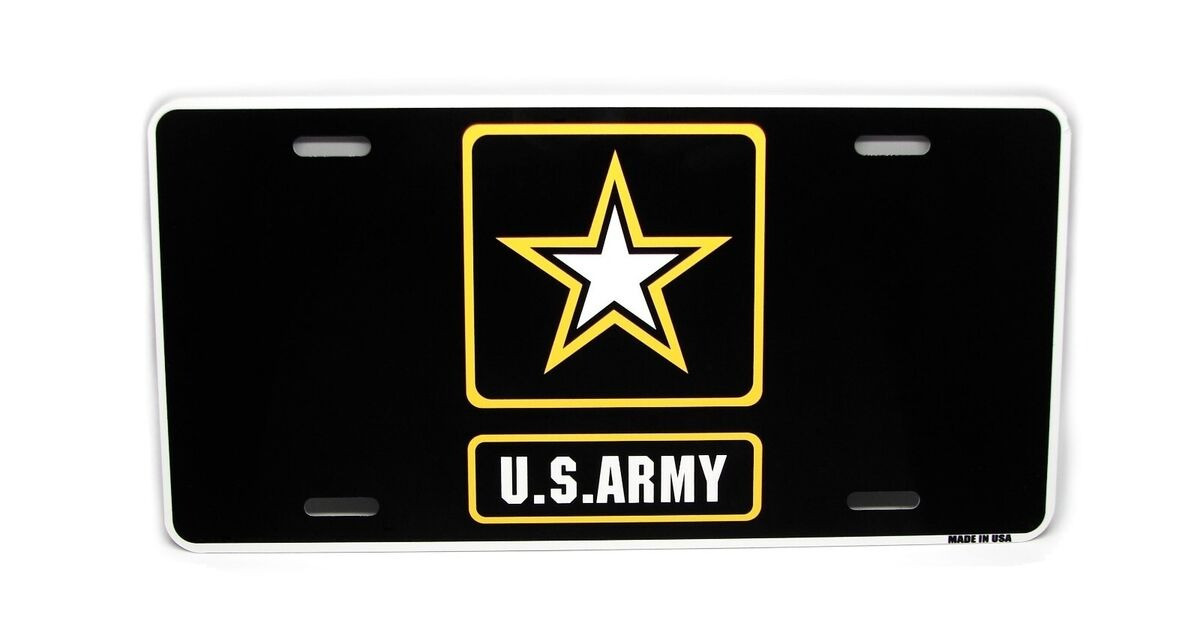 U.S. Army Star License Plate