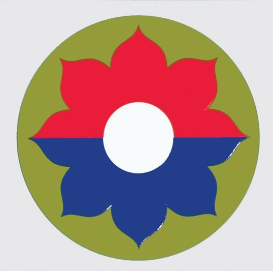 9th Infantry Division Window Decal 3.5" x 3.5"
