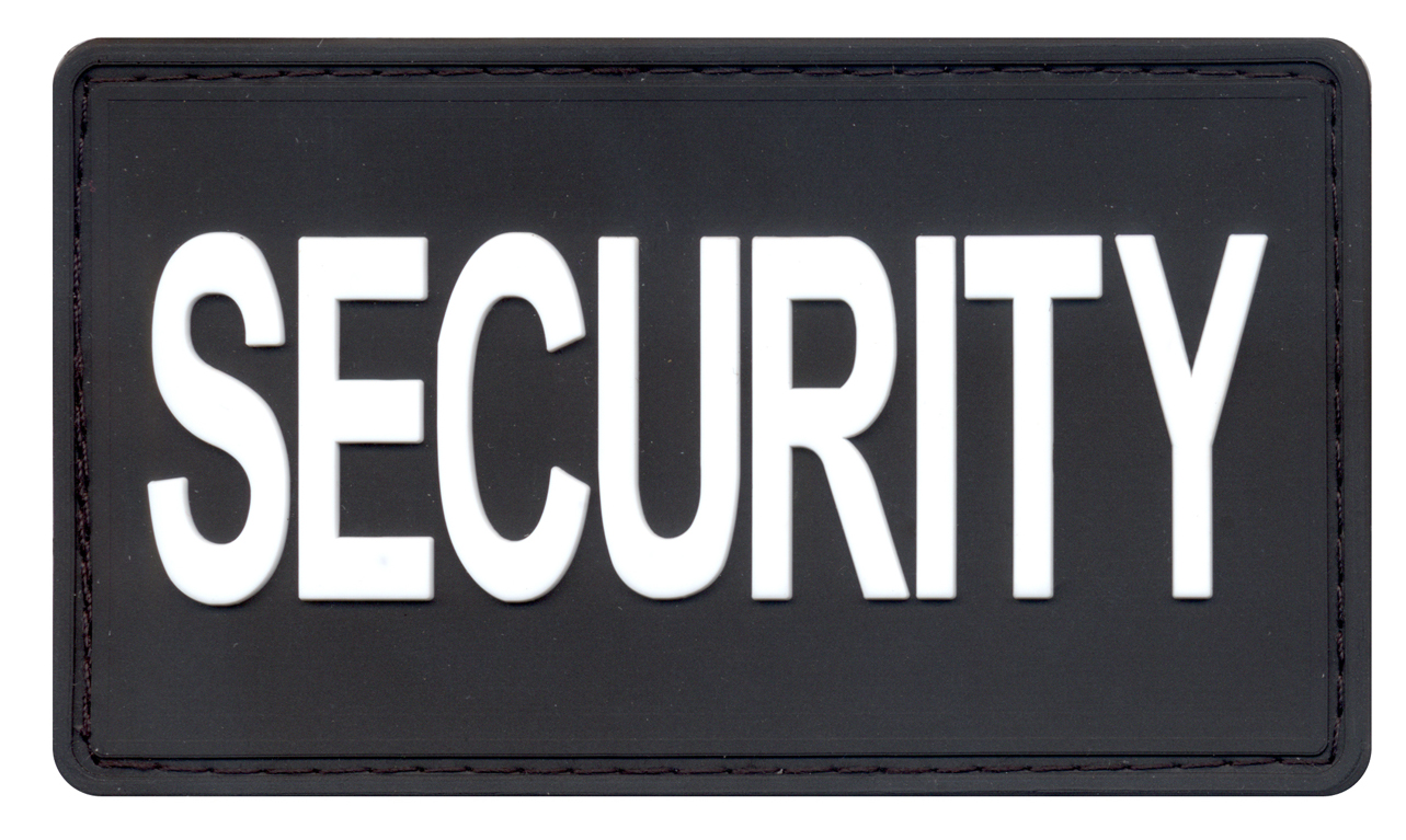 Security PVC Patch with Hook Back