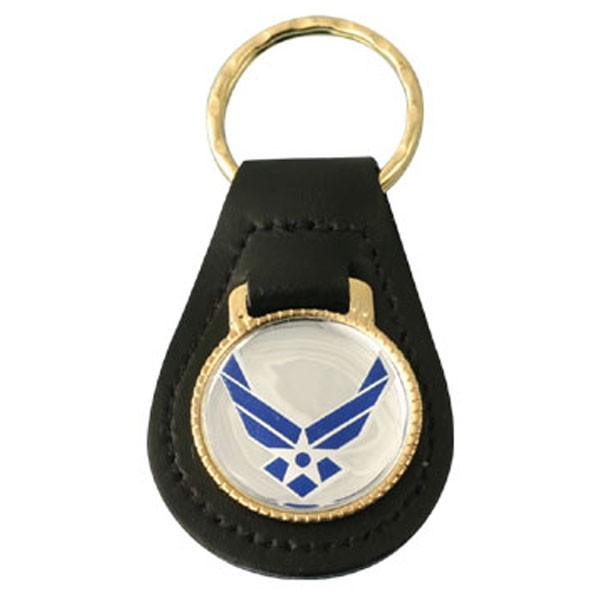 Air Force Leather Key Fob