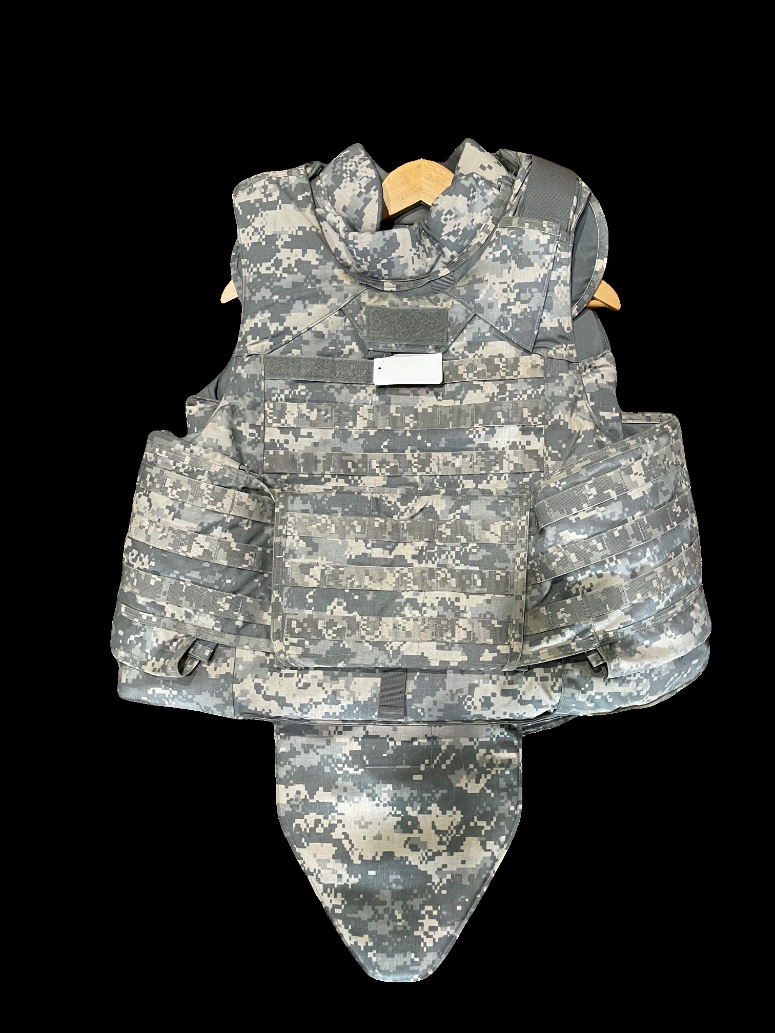 GI ACU Digital Camo Ballistic Vest with Groin and Neck Protector