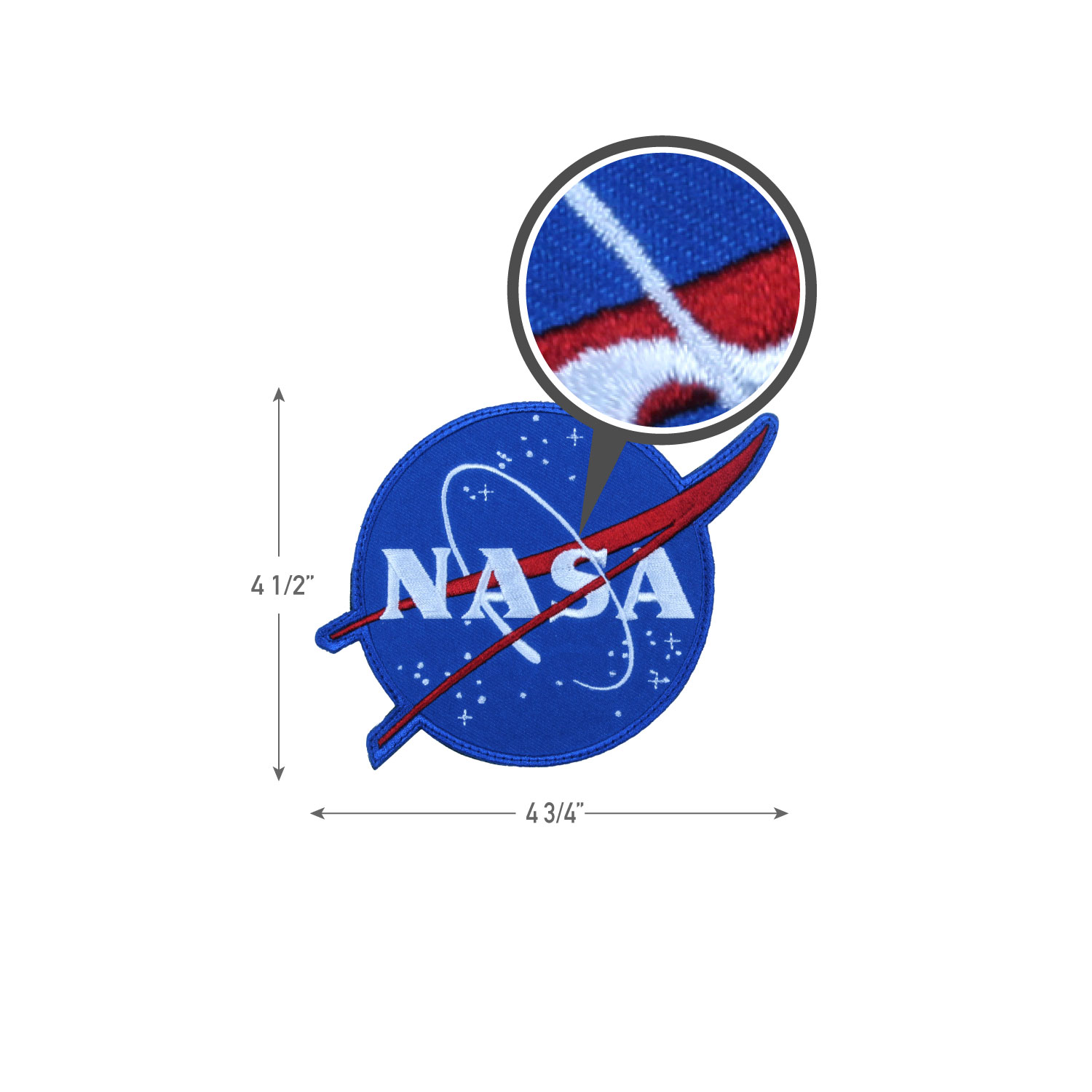 NASA Meatball Logo Patch | Morale Patches | Gear Up Surplus