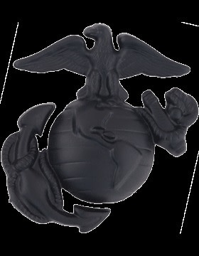 USMC Enlisted Service Cap Device (Screw Post)