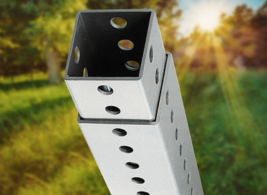 Galvanized Steel Telescopic Square Mounting Post - ProPet Distributors