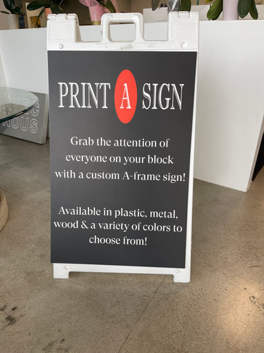 A-Frame - Print-A-Sign