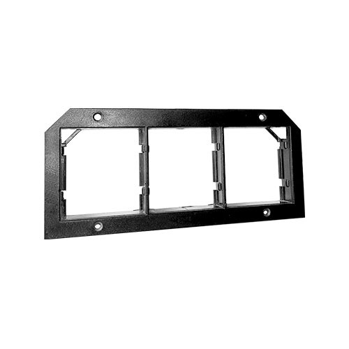 Surface mount floor box - Pedestal box power and data - Tombstone floor outlet