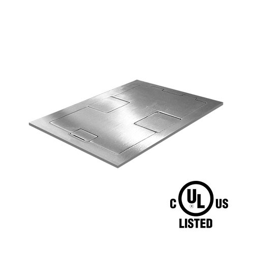 Flush mount floor box cover