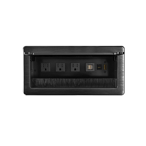 Conference table outlet box for Power - AV - Comm