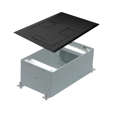 Concrete floor outlet box