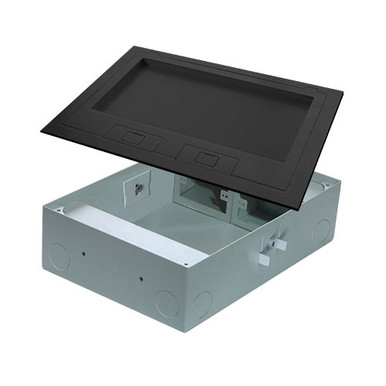 4-gang raised floor box