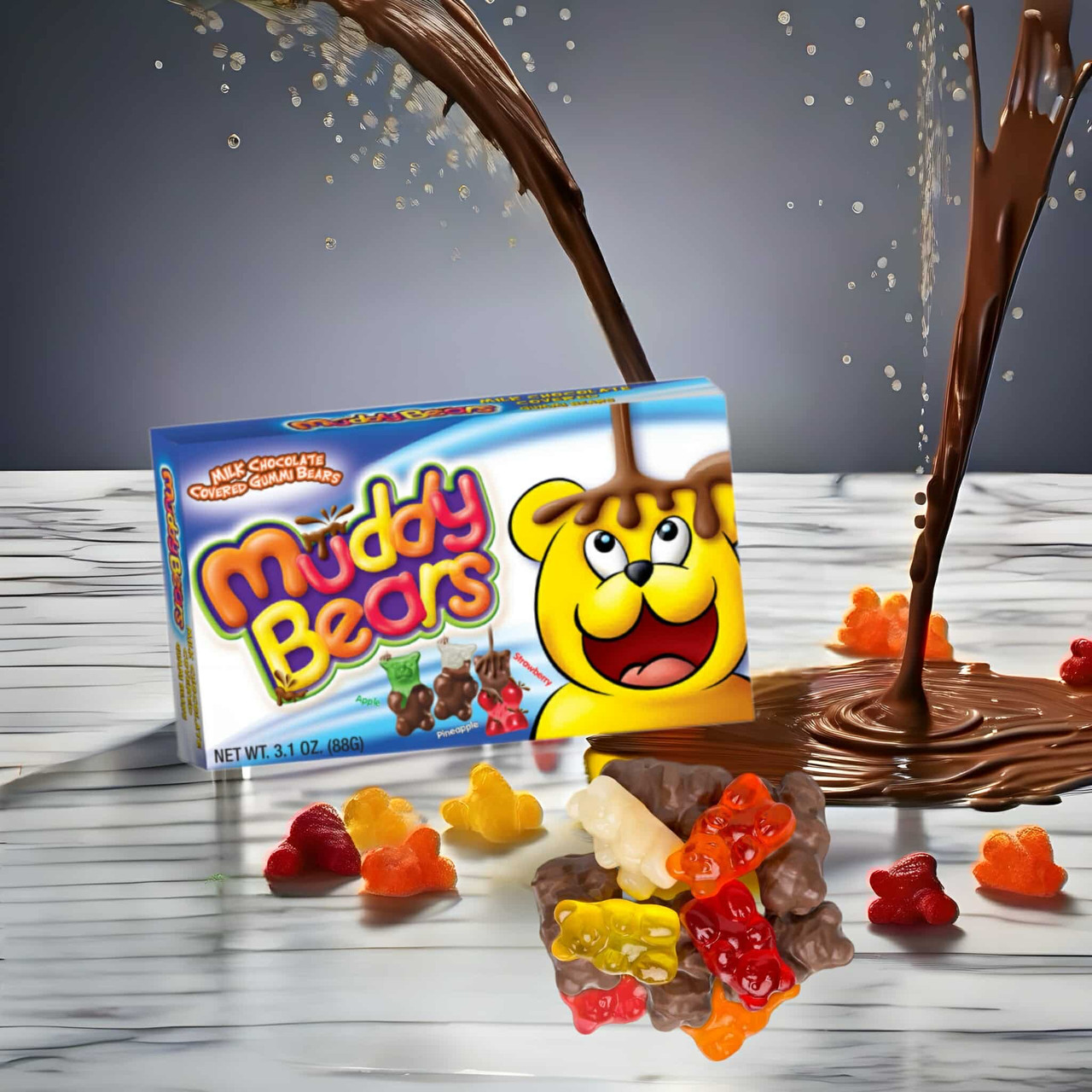 Milk Chocolate Covered Gummi Bears in a Theater Box by Taste of Nature