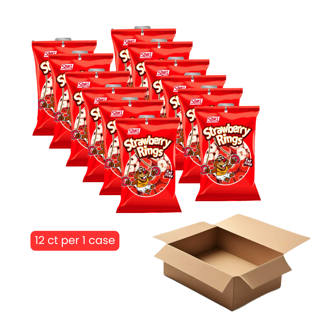 Strawberry Rings - Shari Line Candies