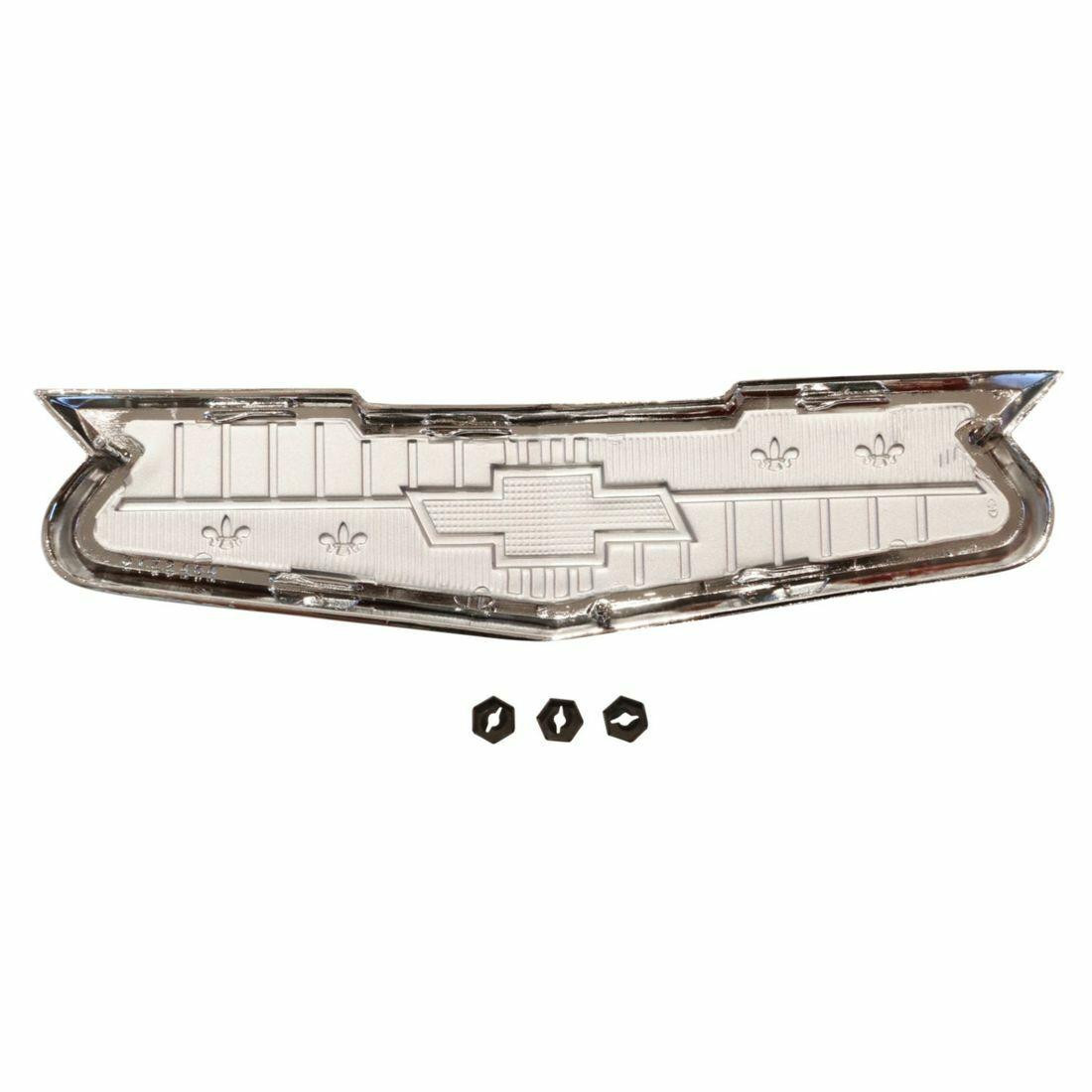 Trim Parts 1956 & 1958 Chevrolet Full Size Car "V8" Hood Emblem ...