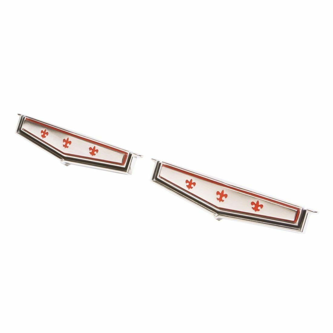 Trim Parts 1966 Chevrolet Caprice Rear Roof Panel Emblem W/Fasteners ...