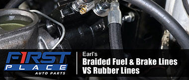 Video: Earl's Braided Fuel & Brake Lines vs Rubber Lines | Which is ...