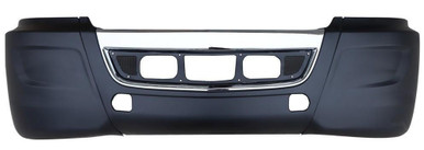 INTERNATIONAL LT LT625 COMPLETE BUMPER WITH CHROME CENTER 2017 - UP